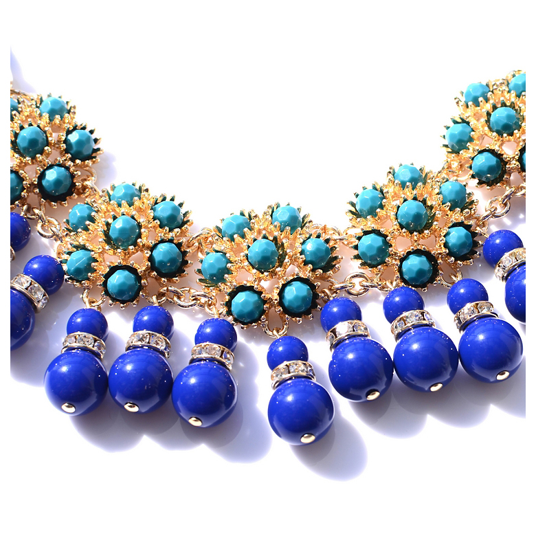 Starburst Rope Necklace - Royal Navy Blue on Luulla